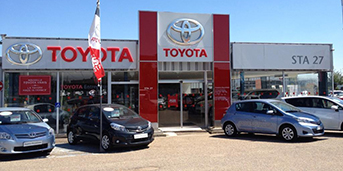 TOYOTA STA 27 EVREUX : Concessionnaire TOYOTA EVREUX - Auto occasion EVREUX